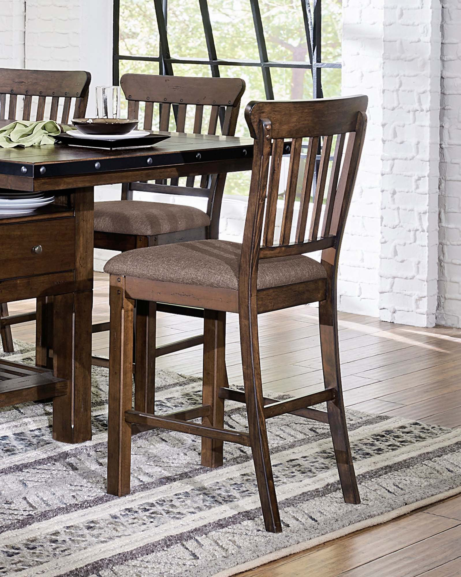 GRILLO HOME Counter Height Chairs Set Of 2 | Wayfair