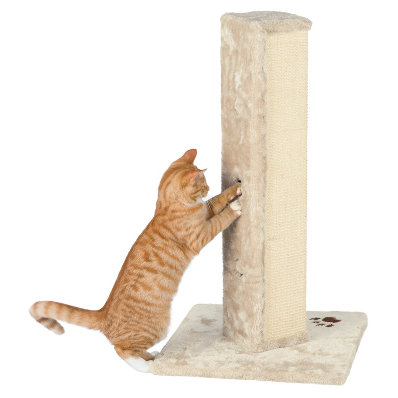 TRIXIE Soria 31.5" Cat Scratching Post, Sisal Cat Scratcher, Square ...