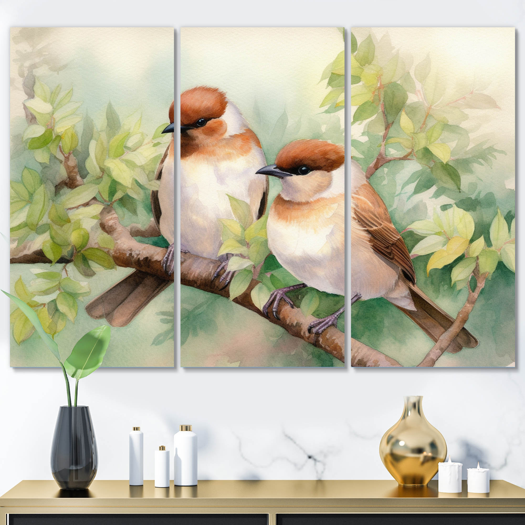 Winston Porter Birds Of Spring IV - Animals Bird Metal Wall Decor Set ...