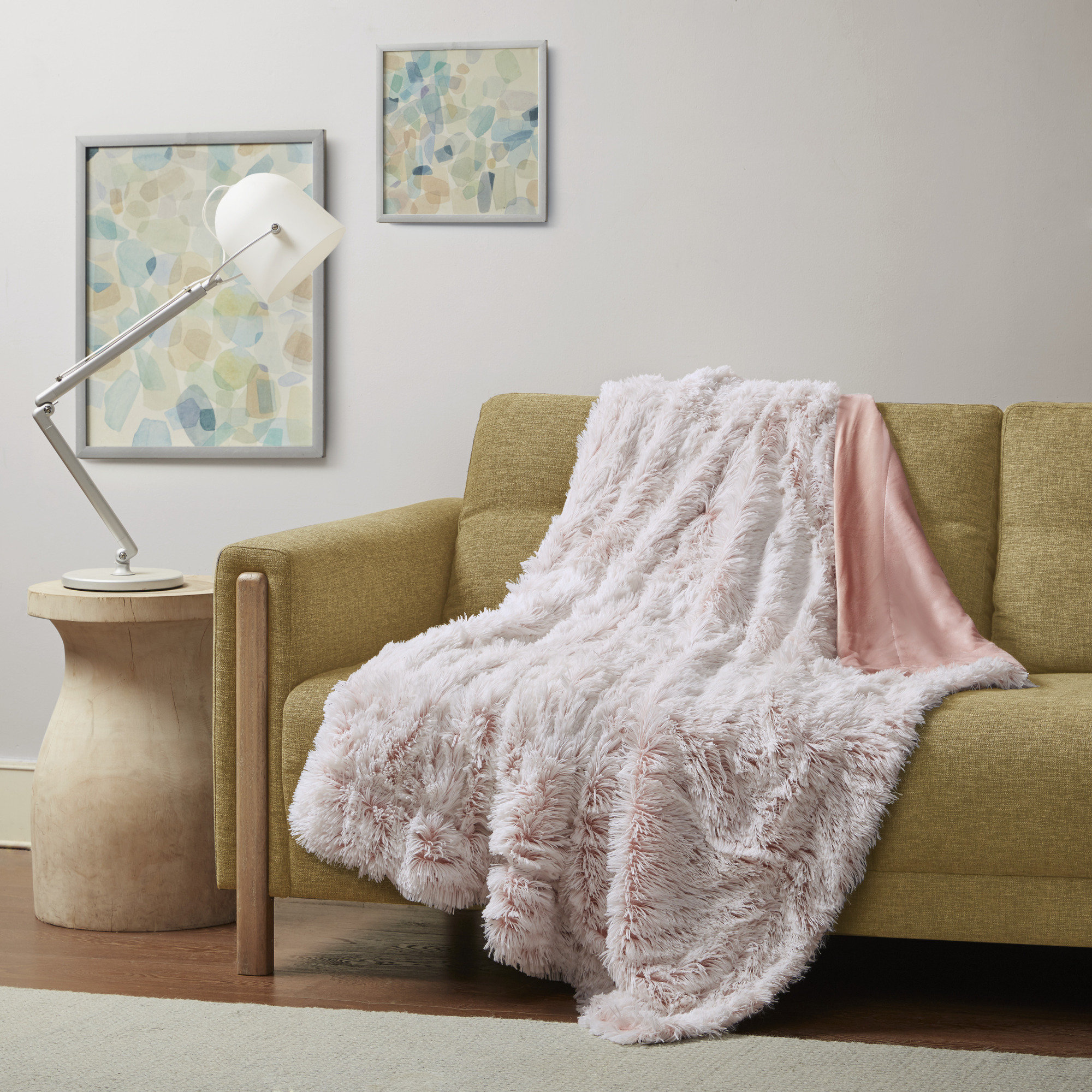 Intelligent Design Emma Shaggy Faux Fur Throw & Reviews - Wayfair Canada