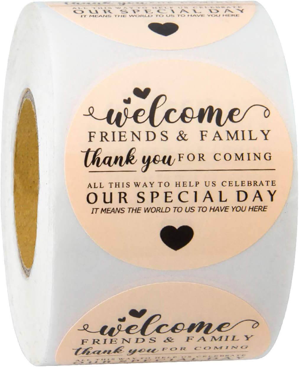 Lark Manor™ Welcome Wedding Favor Stickers - Rustic Design Wedding ...