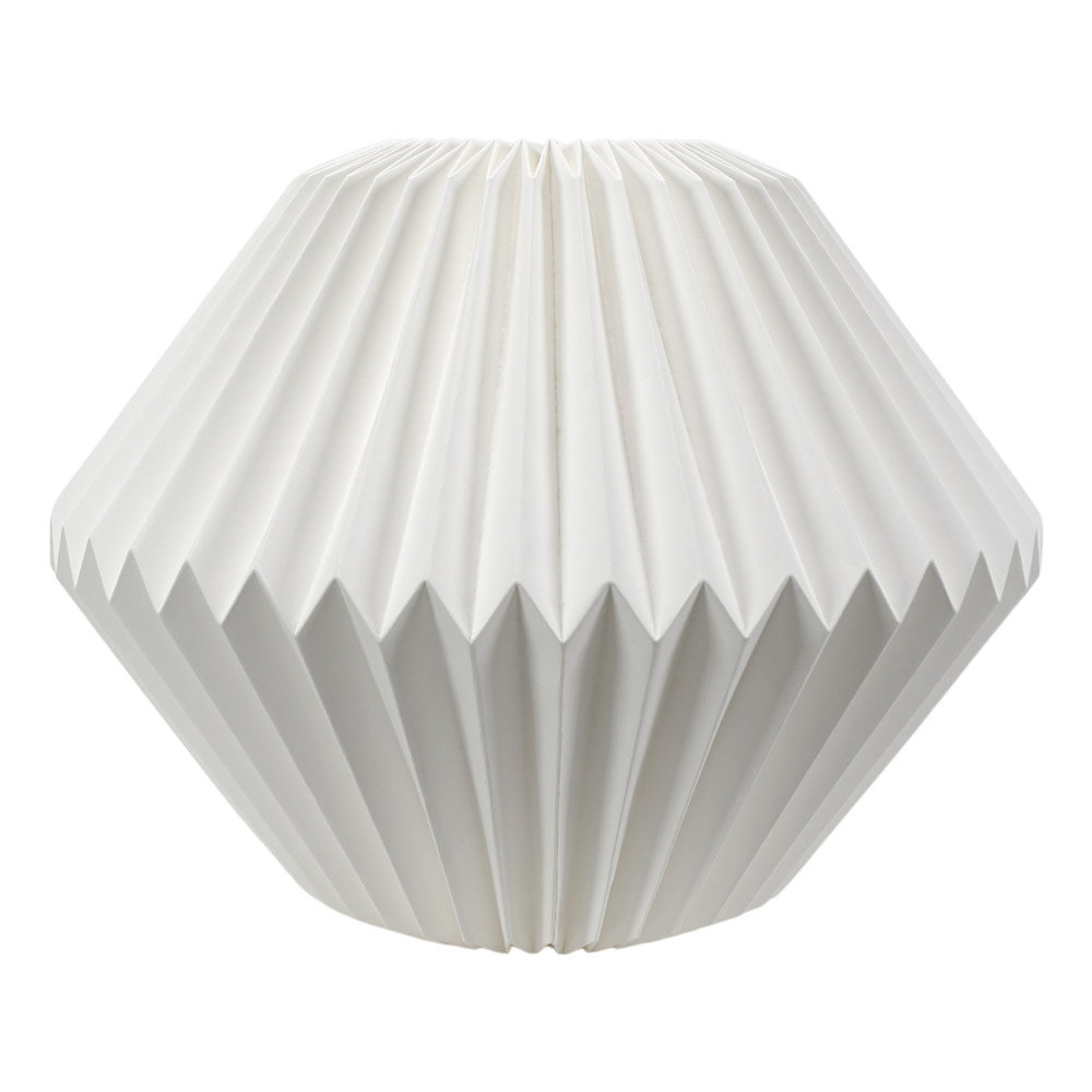Metro Lane 29cm H Paper Empire Pendant Shade ( Slip-On ) White ...
