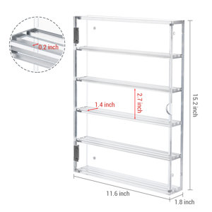 MyGift 5 Tiers Coin Collector Clear Display Shelf & Reviews | Wayfair
