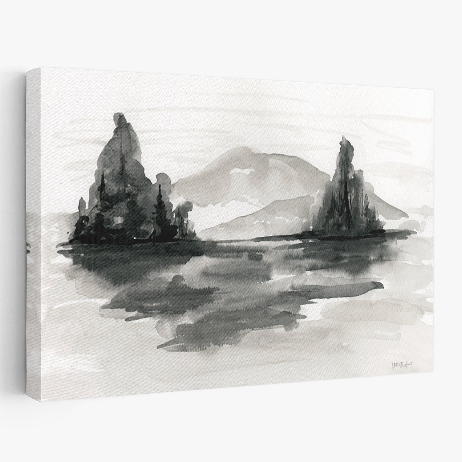 Loon Peak Cabin / Lodge Ink Landscape - Wayfair Canada