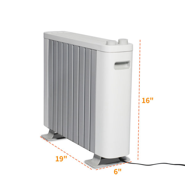 ACEM 1000 Watt 3100 BTU Electric Baseboard Space Heater with Adjustable ...