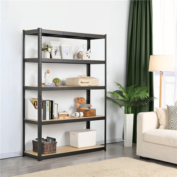 17 Stories 71" H x 47" W x 18" D 5-Tier Storage Shelving Adjustable ...