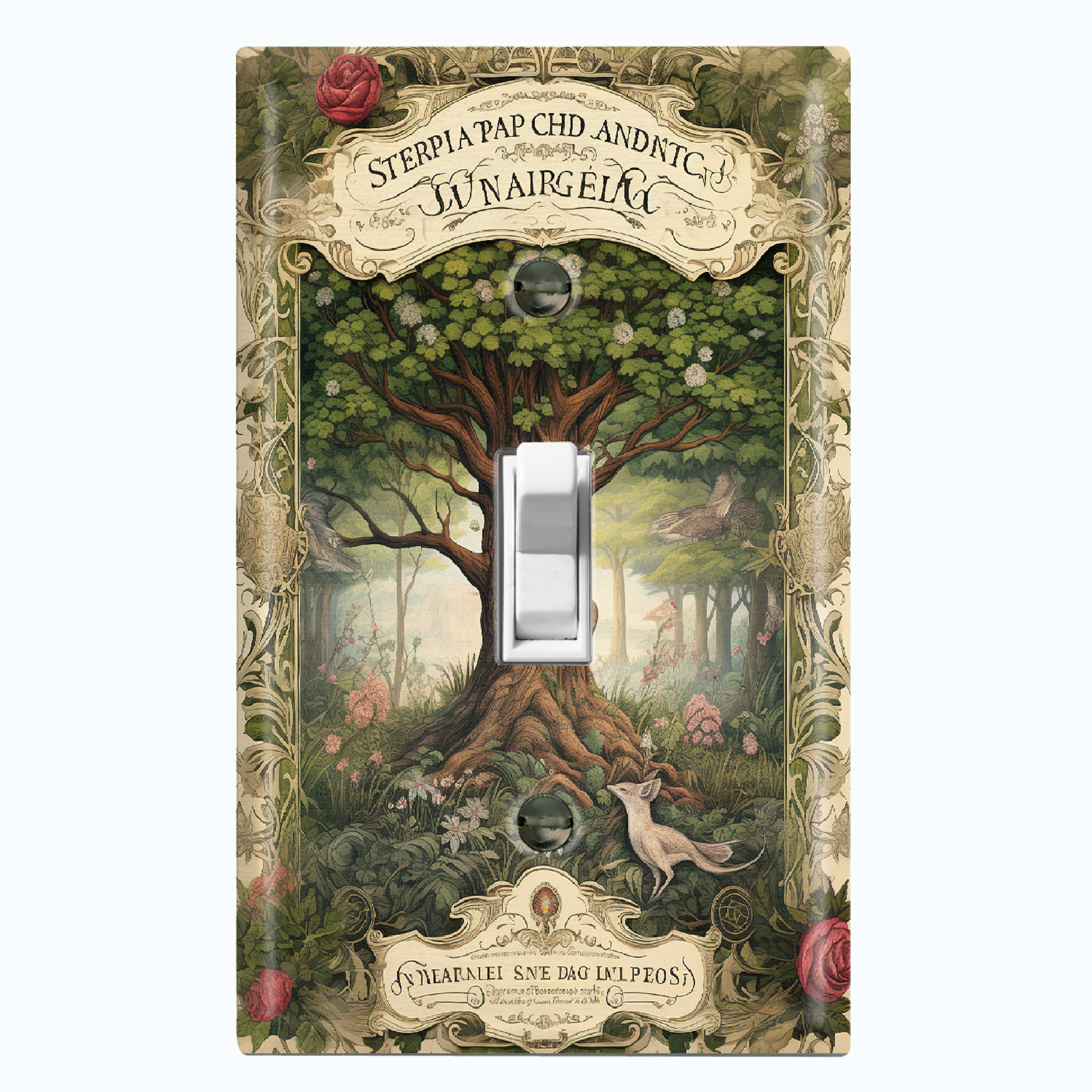 WorldAcc Green Tree Of Life Forest Nature Themed 1 - Gang Toggle Light ...