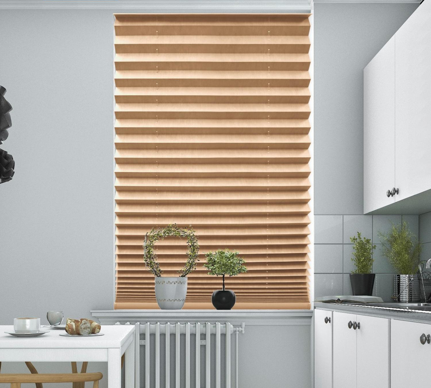 Blinds Avenue BlindsAvenue Cut@Home Pleated Shades, Lightfiltering ...
