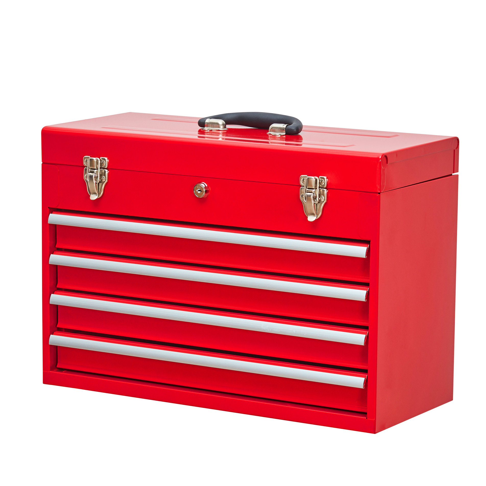 17 Stories 4 Portable Metal Toolbox - Quality Steel Build, Lockable ...