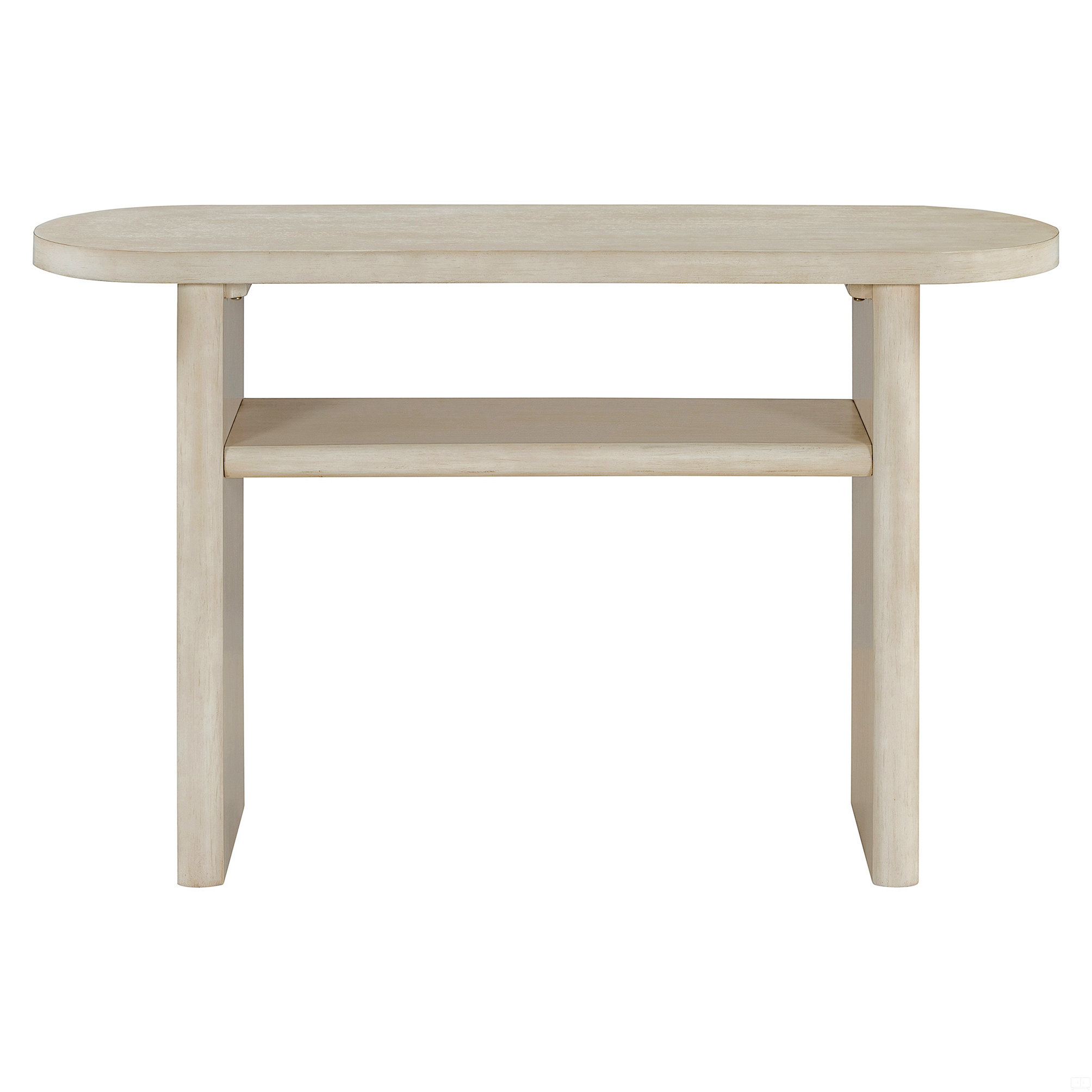 George Oliver Console Table With Rounded Edges And Sturdy Shelf Design ...