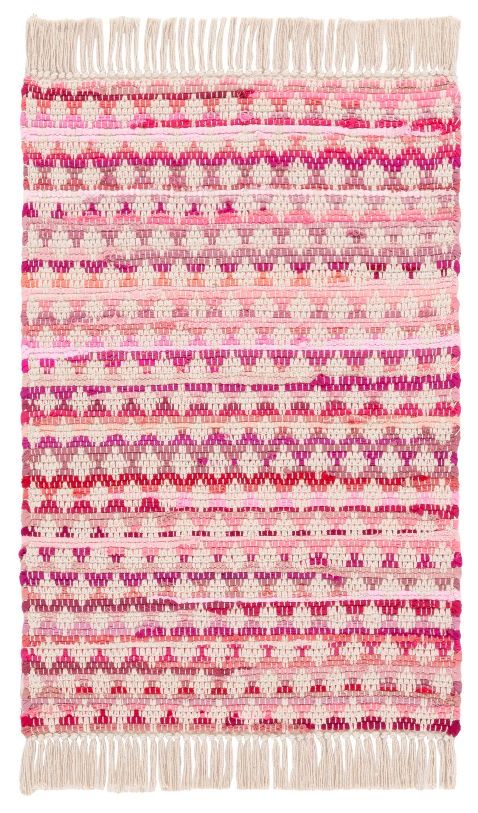 Safavieh Montauk 538 Hand Woven Cotton Geometric Shapes Rug | Wayfair