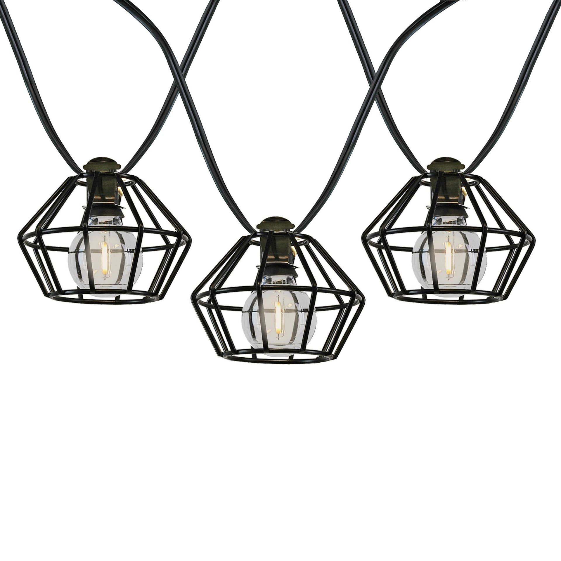 Arlmont & Co. Doyne 11'' Outdoor LED 10 - Bulb Globe String Light (End ...