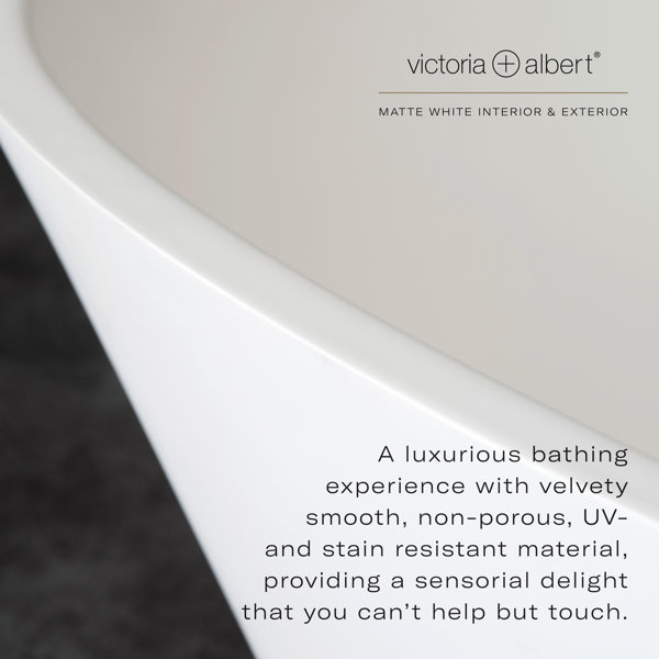 Victoria + Albert Kaldera 60" x 32" Undermount or Drop-in Bathtub in ...