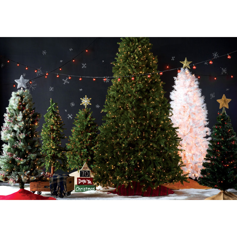 Mercury Row® Oatman Natural Alpine Artificial Christmas Tree & Reviews ...