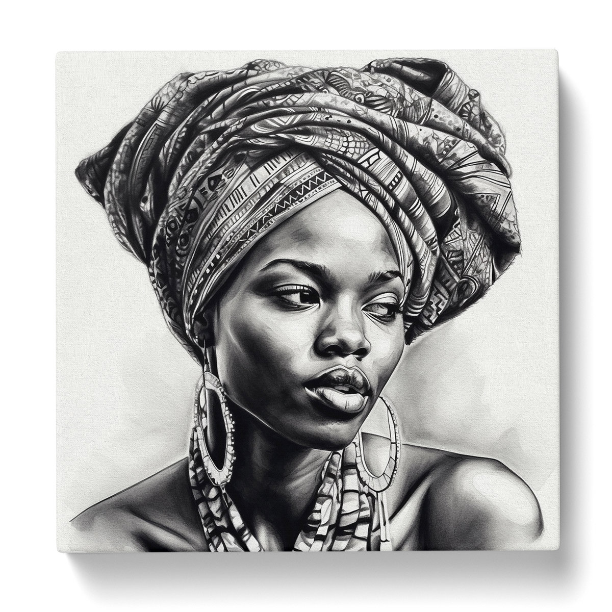 World Menagerie African Woman Drawing - Art Prints | Wayfair.co.uk