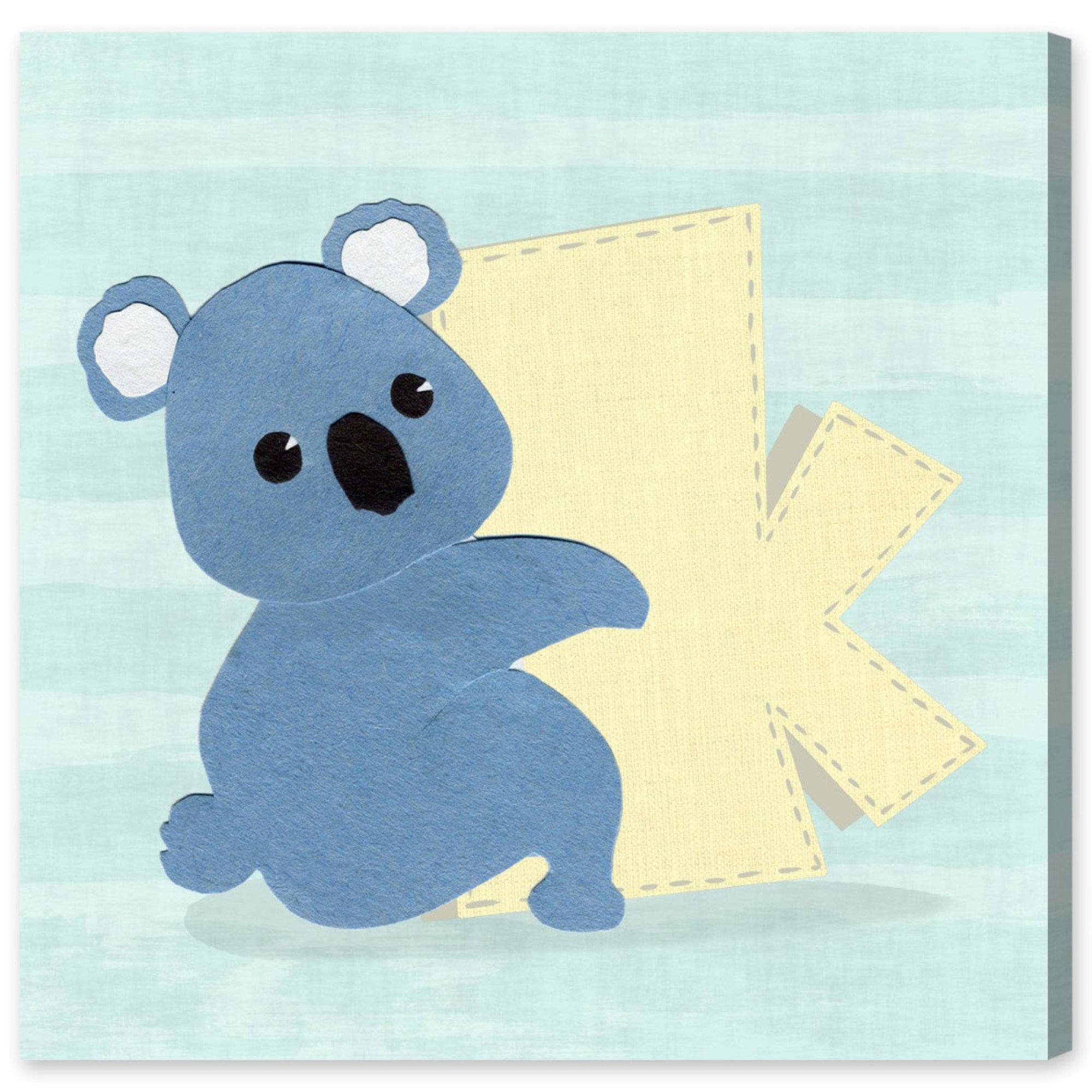 Isabelle & Max™ Elmore Letter K Canvas Art | Wayfair