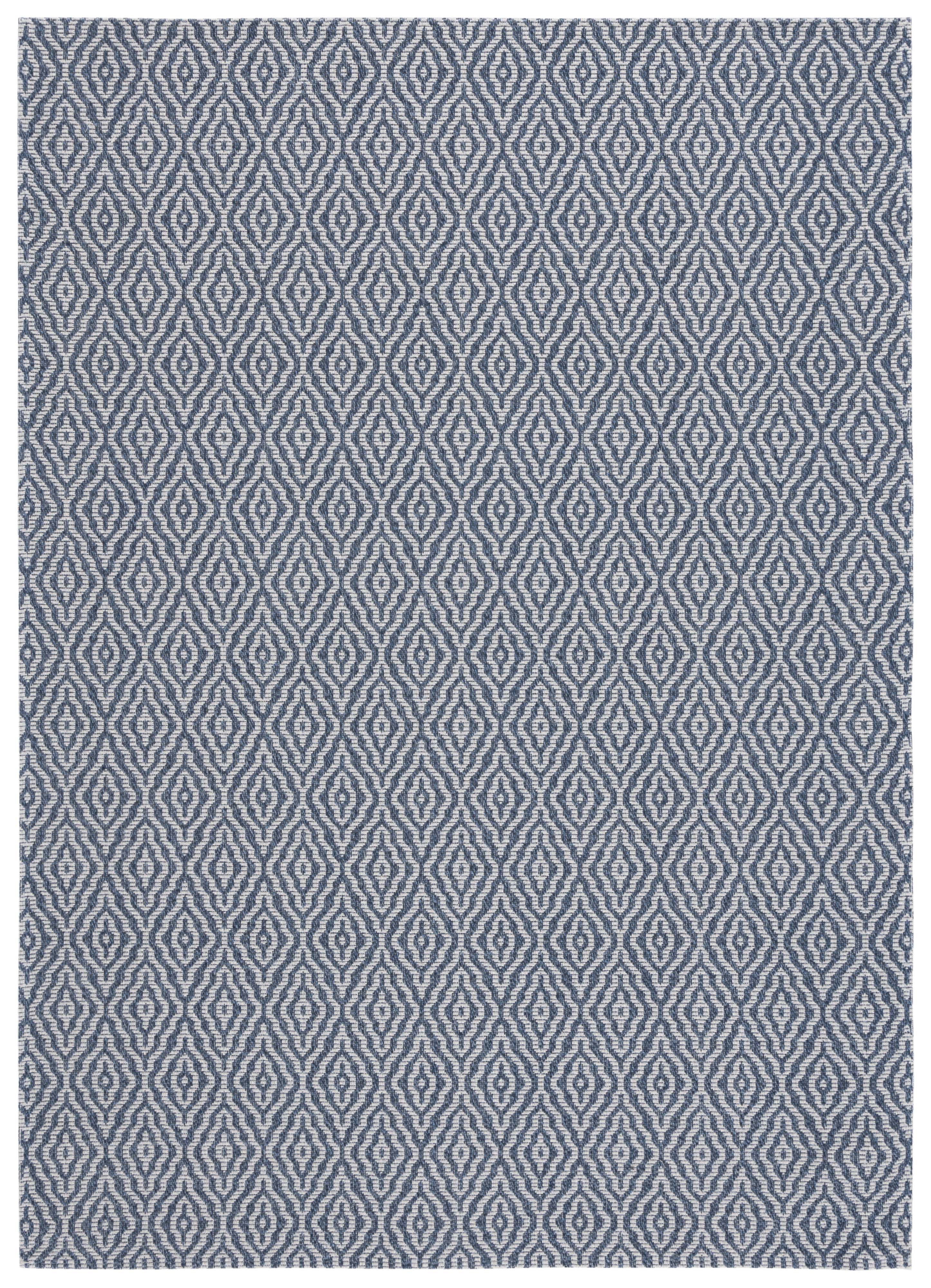 Martha Stewart Rugs Martha Stewart Cotton Geometric Rug in Light Gray ...