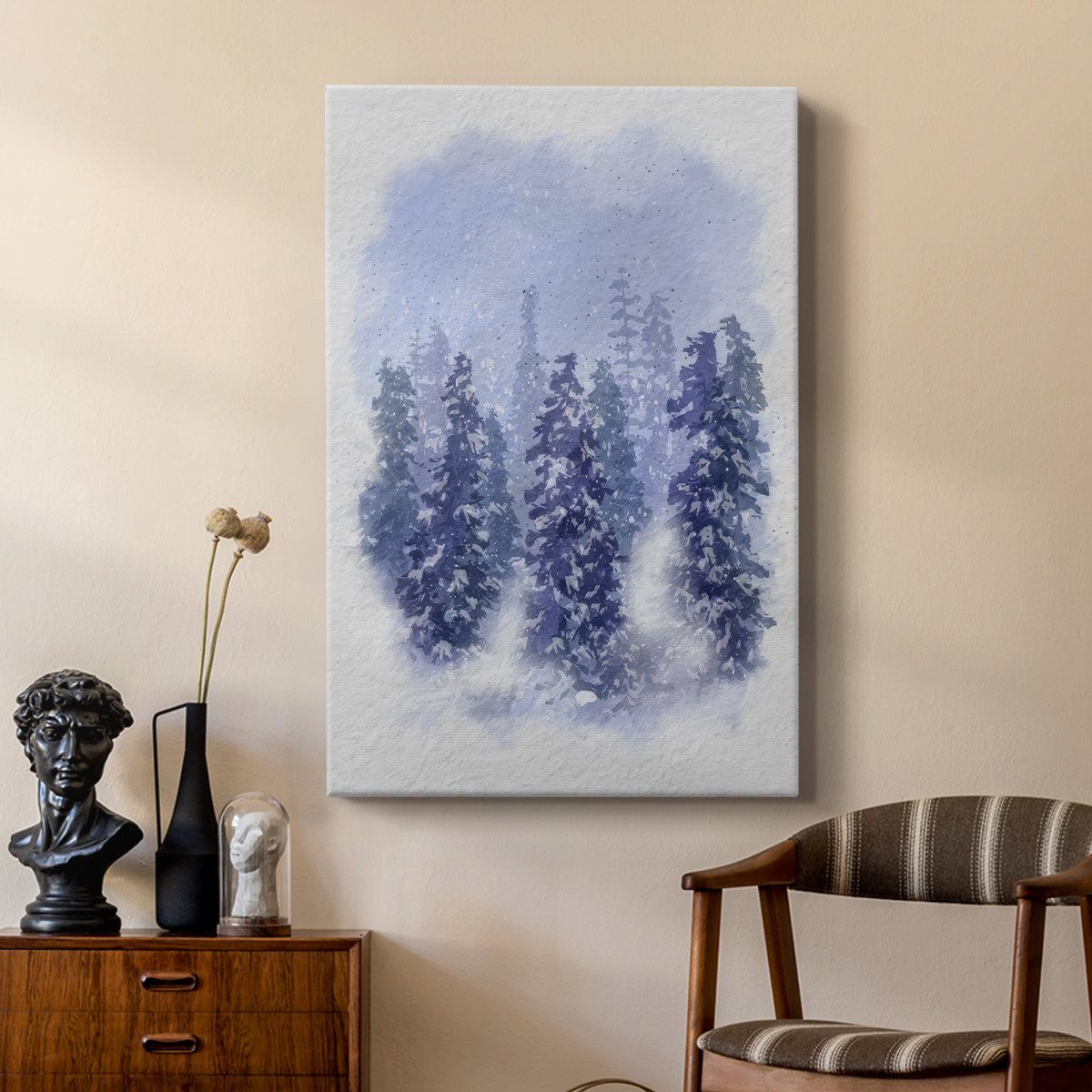 Ophelia & Co. Driven Snow I -Custom Wrapped Gallery Cavas | Wayfair