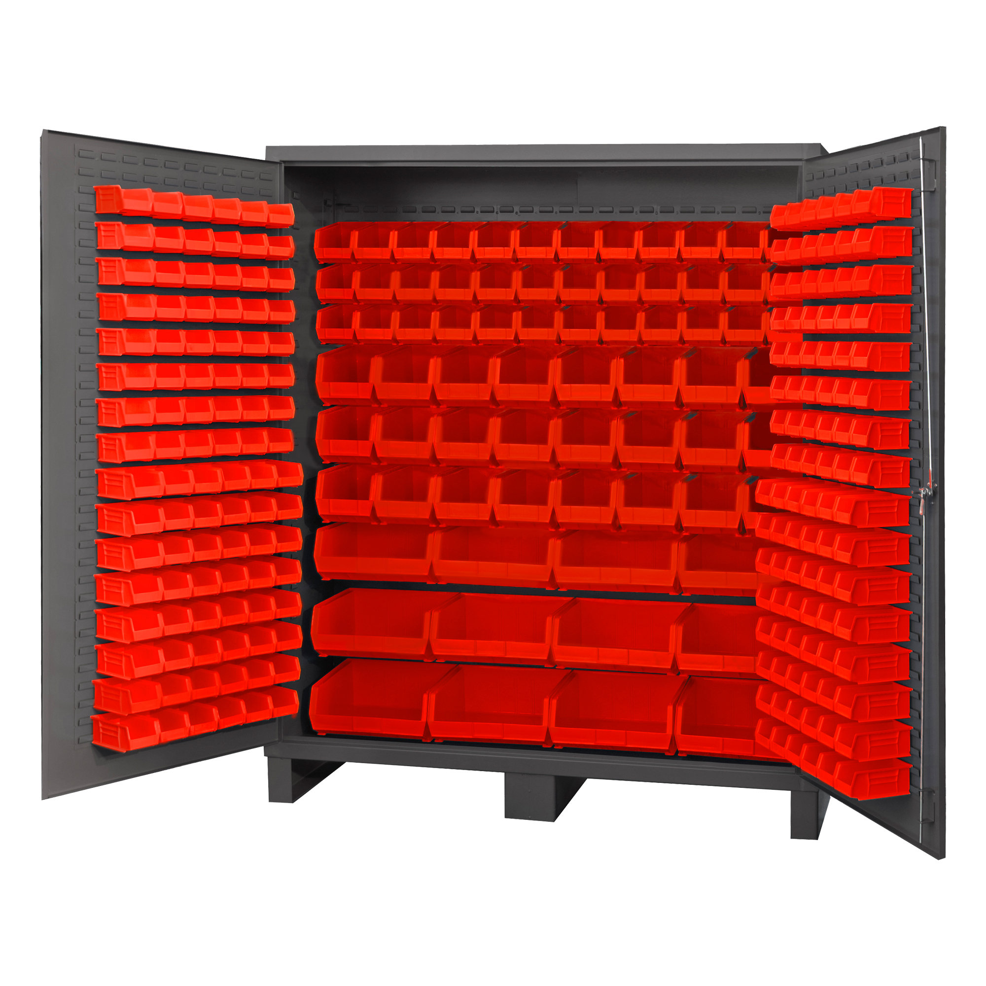 WFX Utility™ Bin Cabinet, 24X72, 264 Red Bins - Wayfair Canada