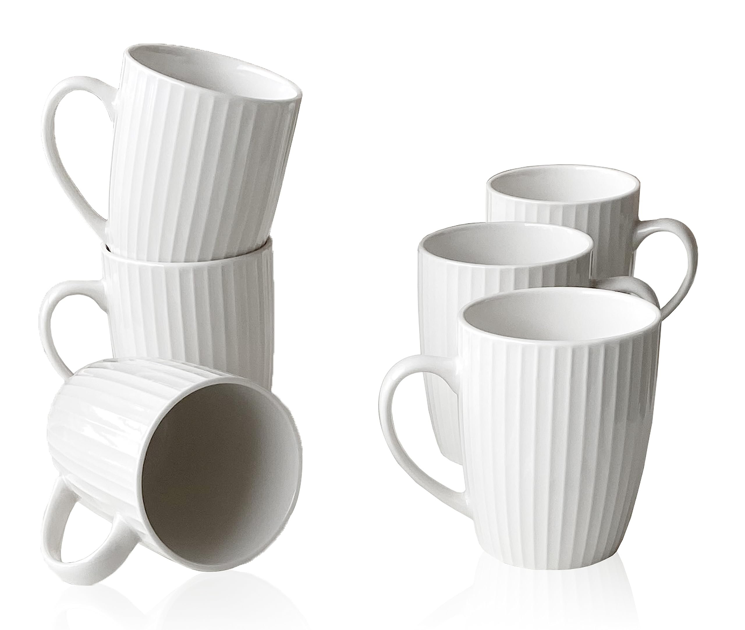 APPLIANCES & HOMEGOODS LIQUIDATION INC. 11 Ounce Porcelain Mugs, Set Of ...