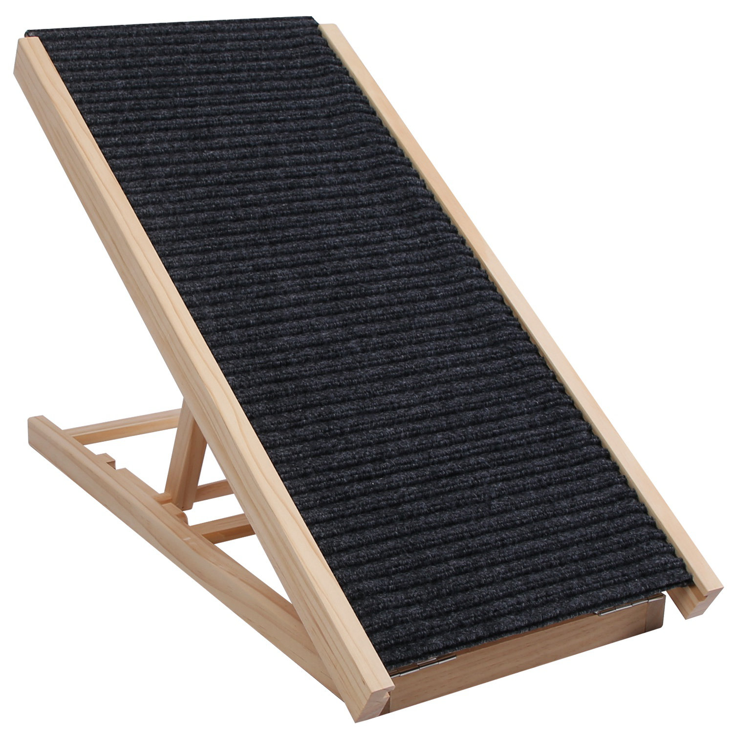 Tucker Murphy Pet™ Adjustable Foldable Wooden Dog Ramp for High Beds ...