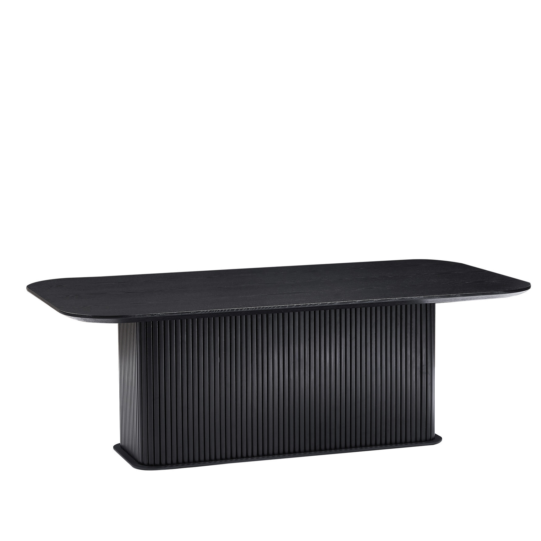Latitude Run® Stylish Coffee Table With Black Metal Frame And Oak Wood ...