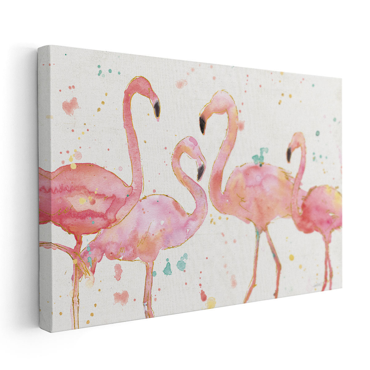 Bay Isle Home™ Flamingo Fever I- Canvas Print Wall Art | Wayfair