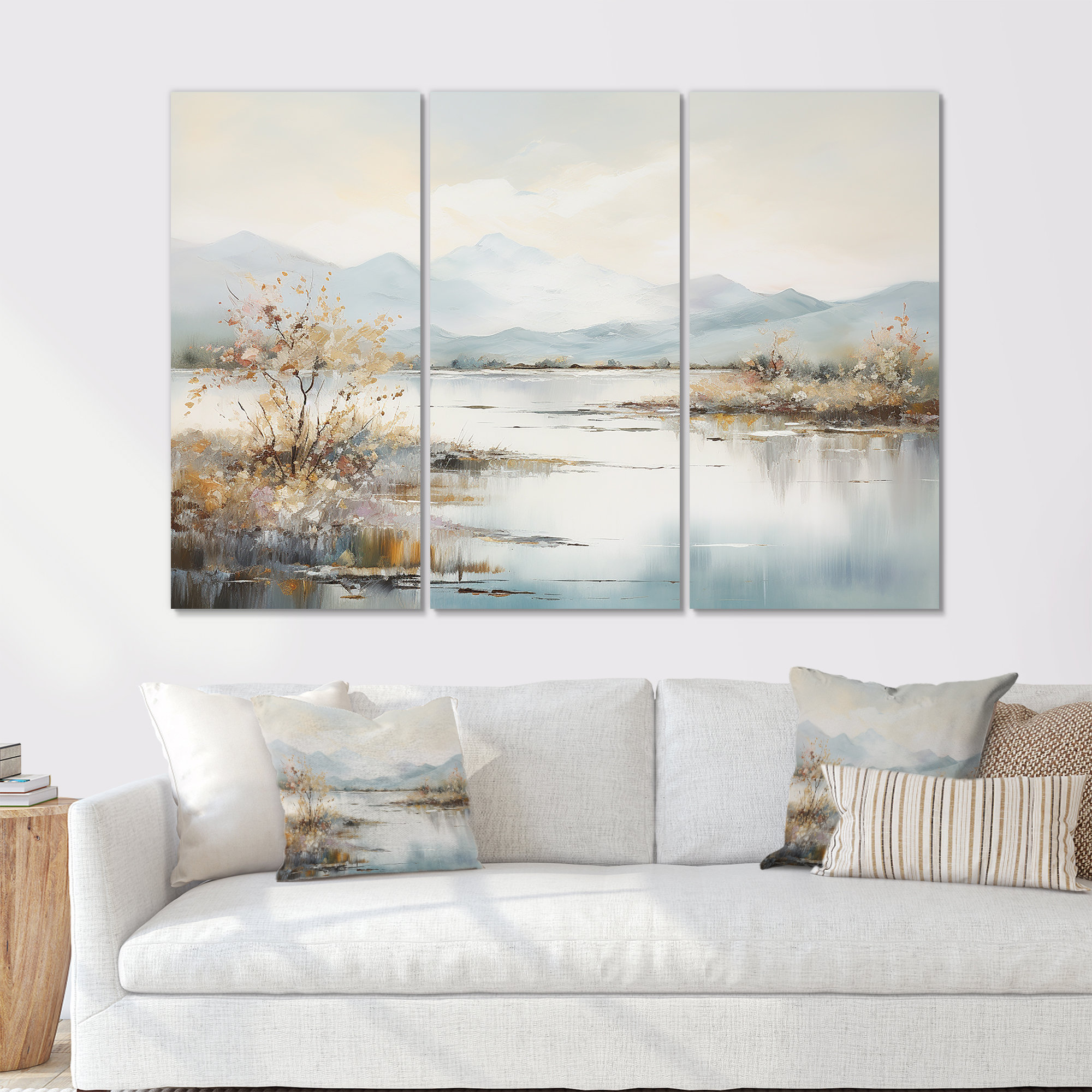 Lark Manor™ Mountain Pond Stillness Scenery - Lake Wall Decor Set | Wayfair