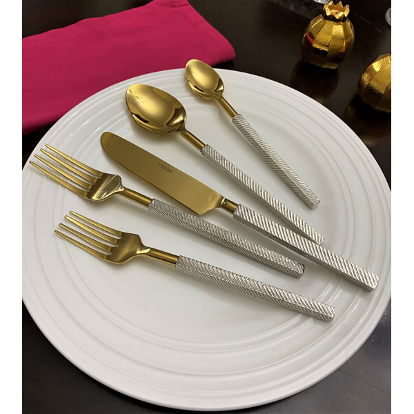 Classy R Us Stainless Steel Flatware Set - Service for 4 | Wayfair