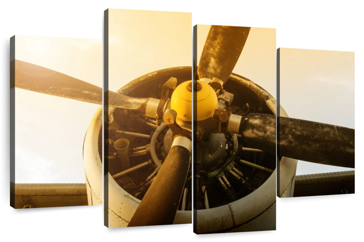 Ebern Designs Mehar Golden Sunset Propeller | Wayfair