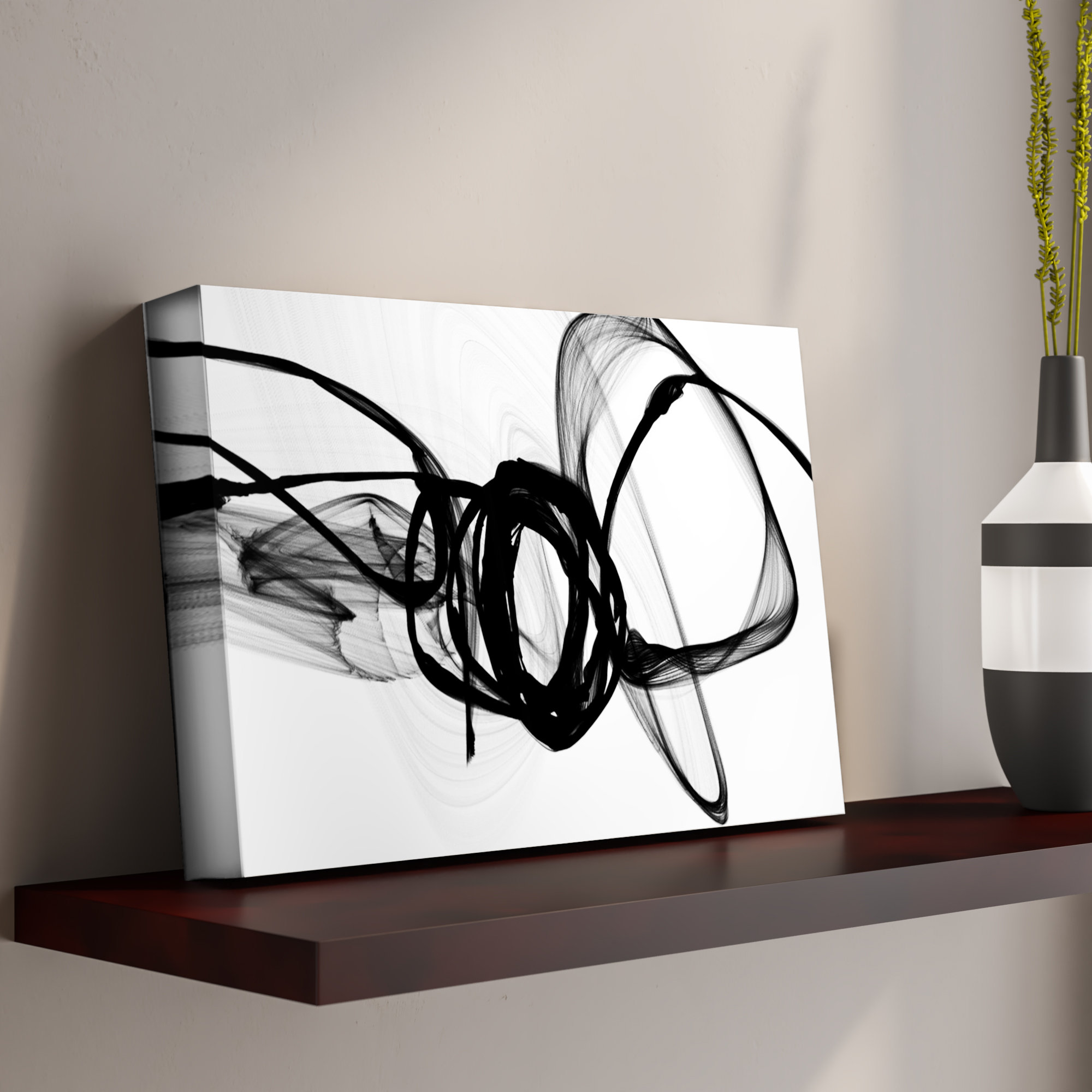 Wrought Studio™ 'That Energy' by Irena Orlov, Black & White High ...