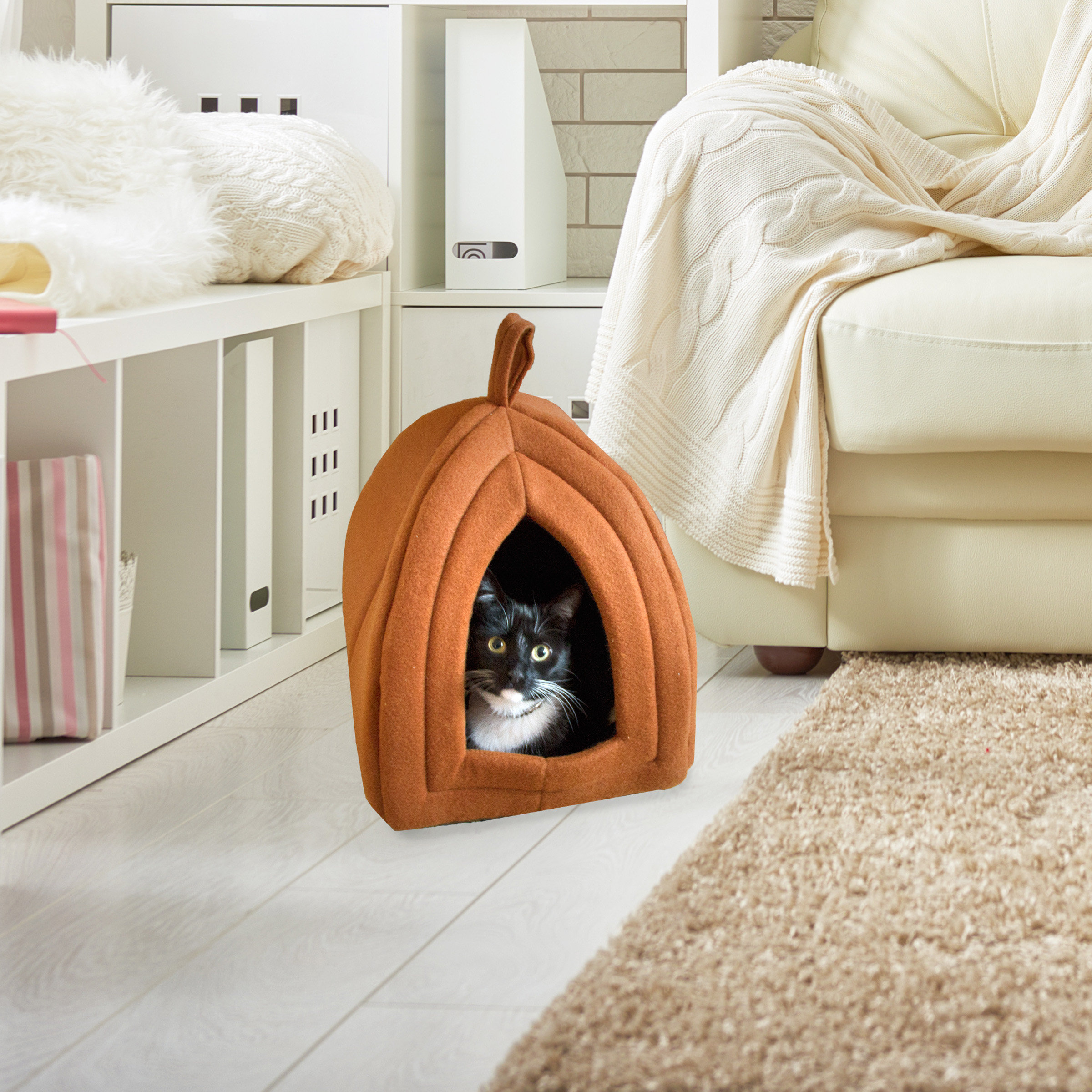 Petmaker Pet Beds PETMAKER Cat House for Small Animals & Reviews | Wayfair