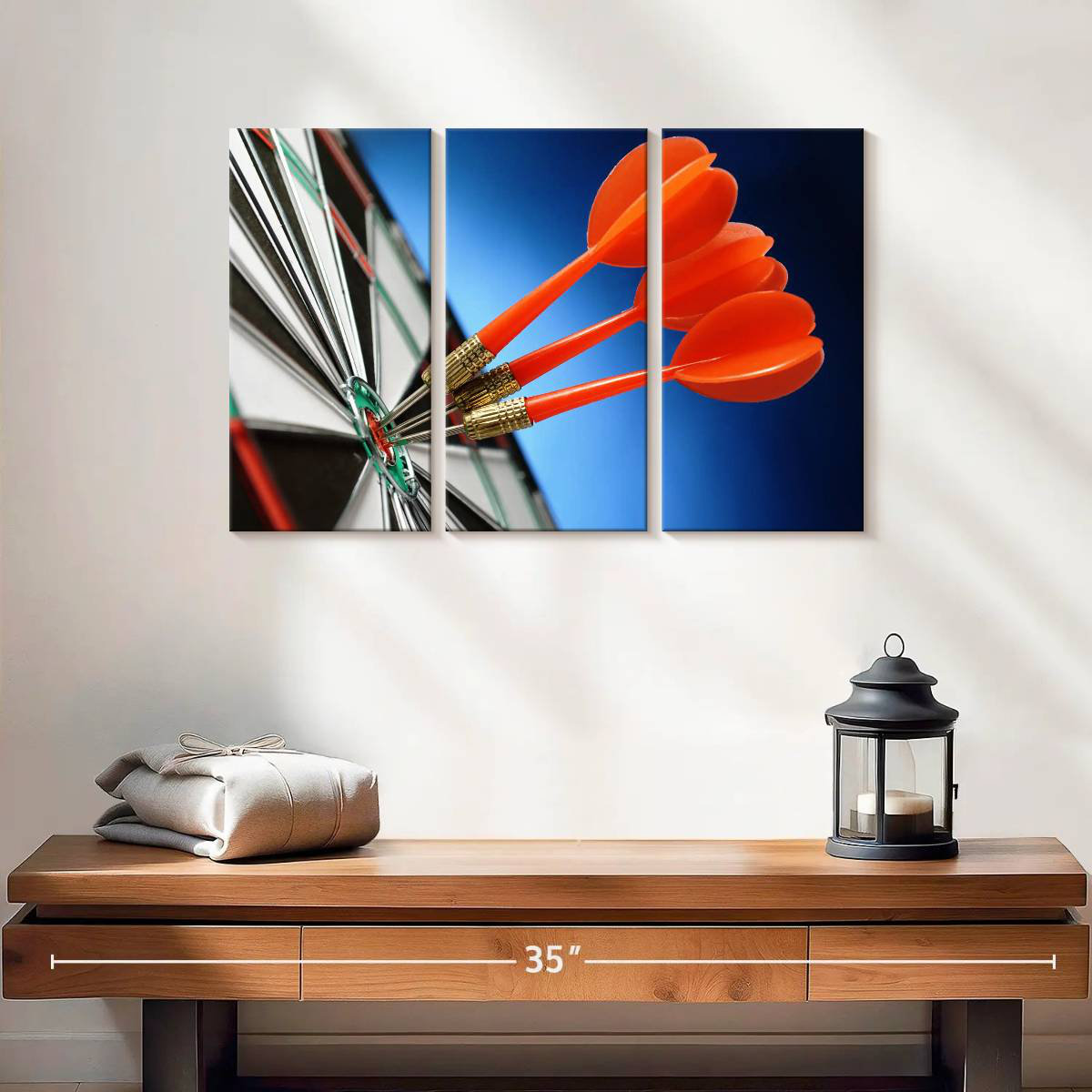 Ebern Designs Senne Darts On The Target Photography | Wayfair