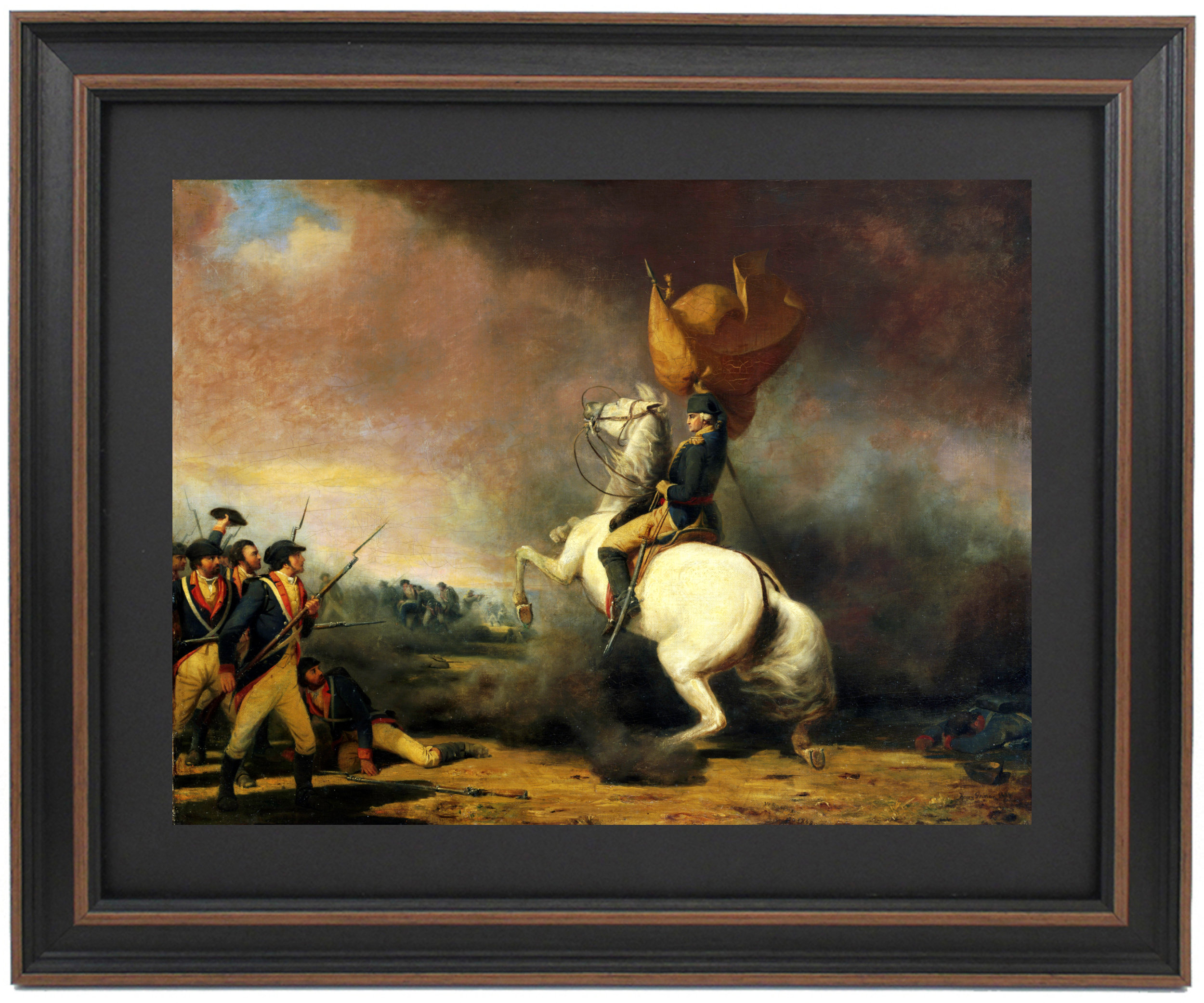 Alcott Hill® Washington Rallying Troops At Battle Of Princeton by ...