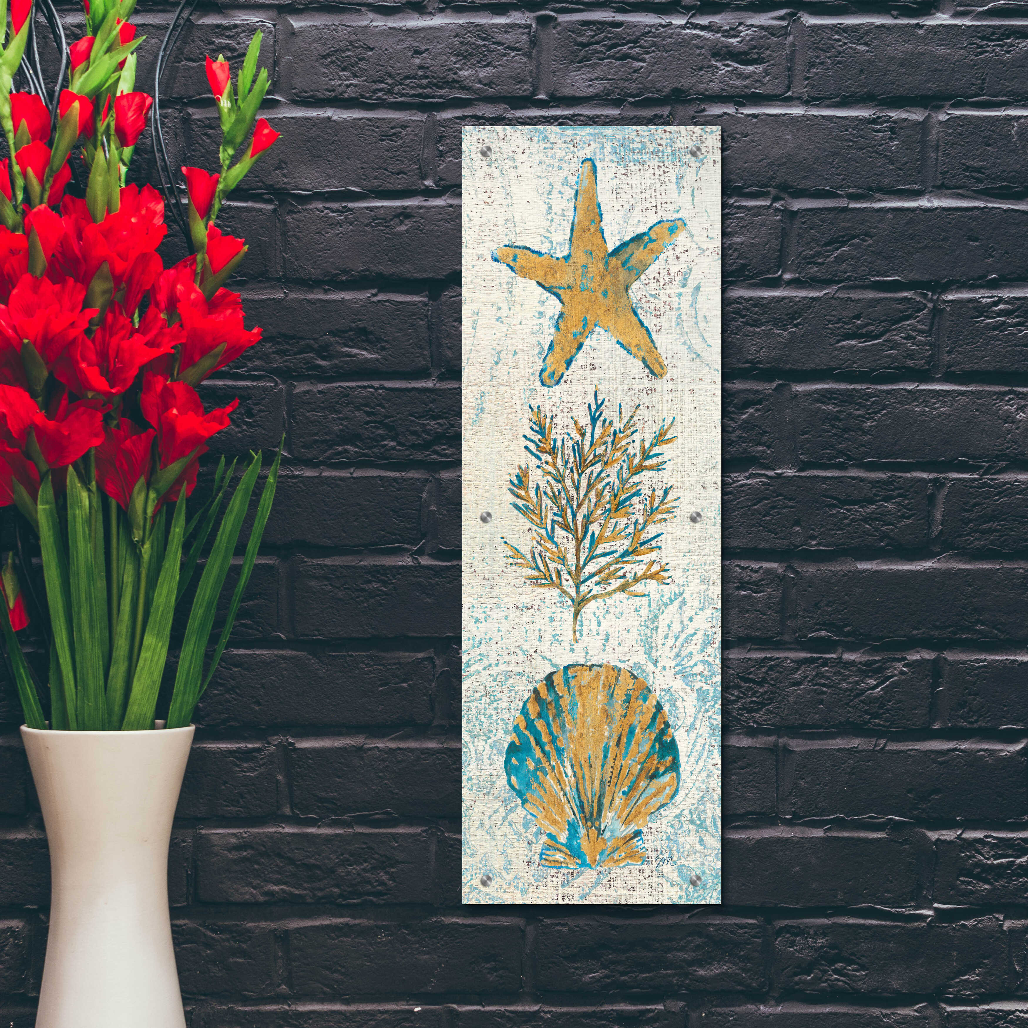Dovecove 'Coastal Beauty Panel II' by Studio Mousseau, Acrylic Glass ...