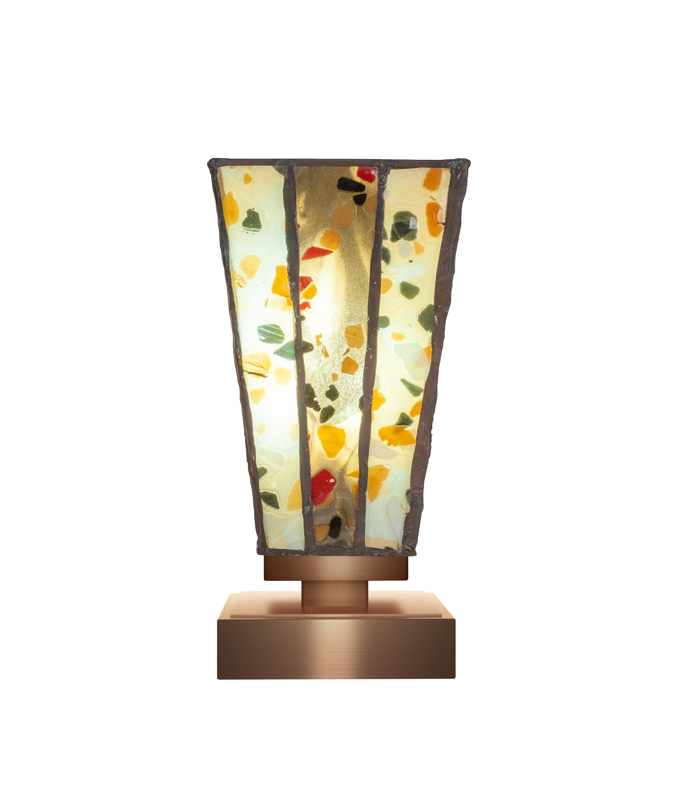 Red Barrel Studio® Lannah Accent Lamp Shown In New Age Brass Finish ...