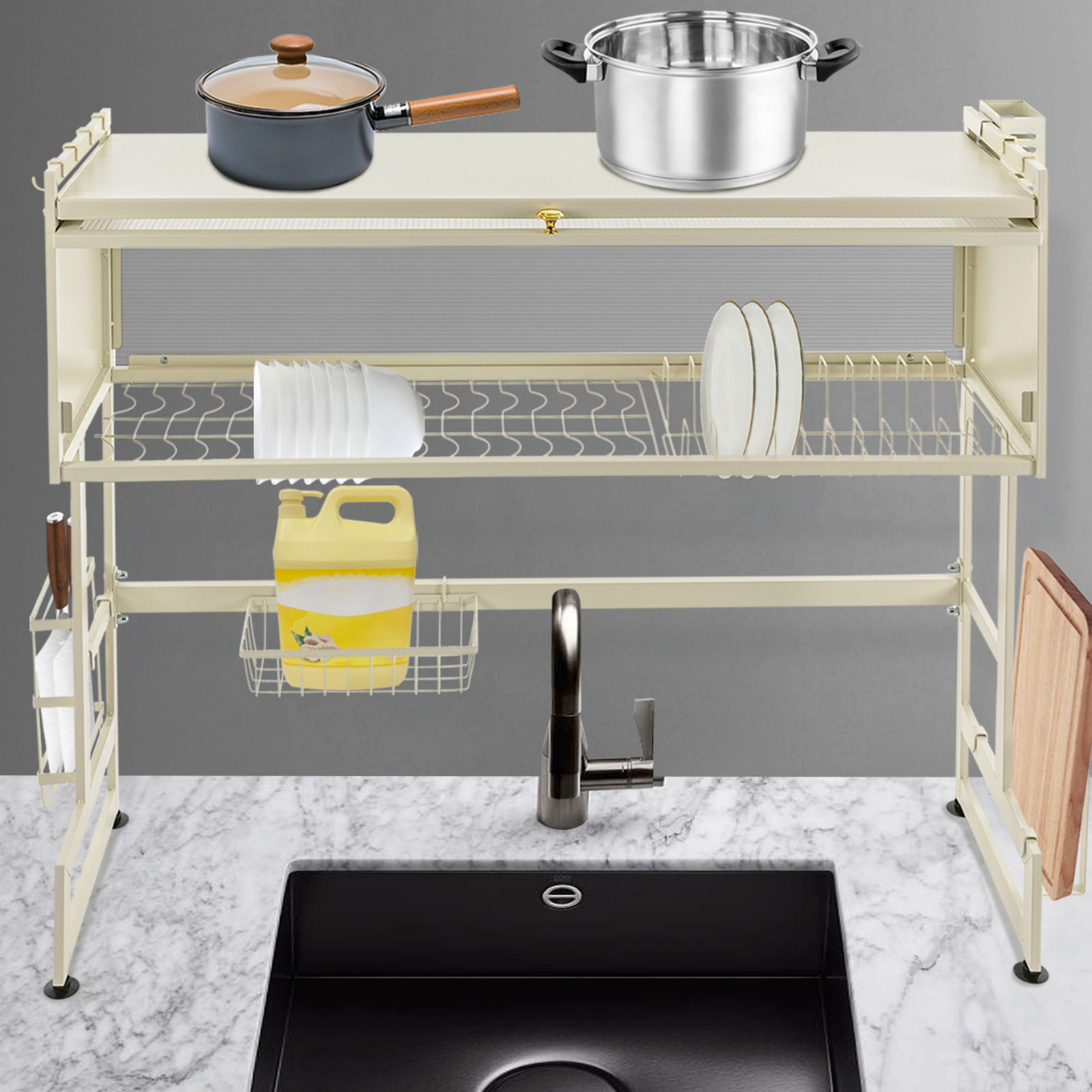 YXSUN 2 Tier Dish Rack | Wayfair