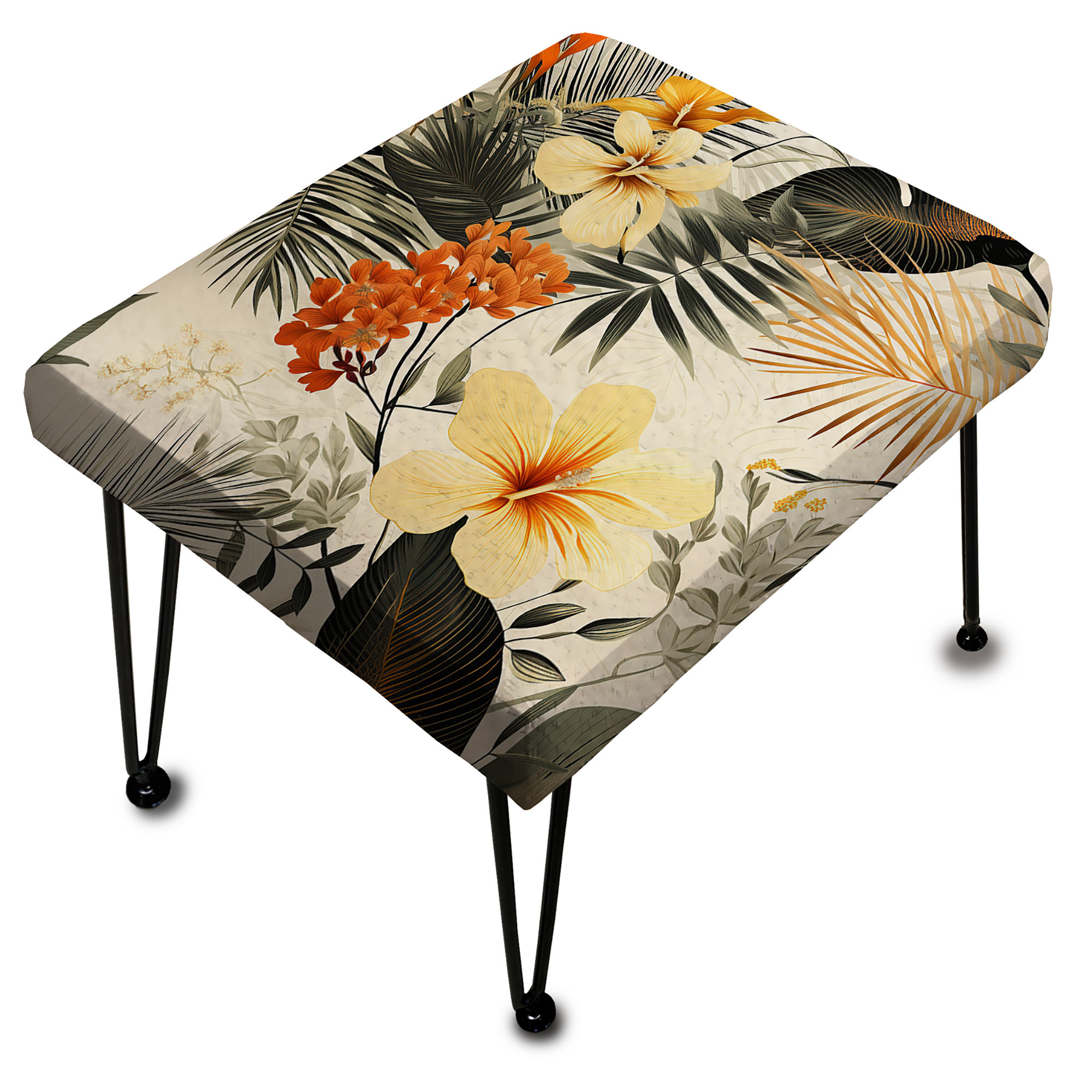 Design Art Natural Geometry Tropical Pattern - Tropical Rectangle ...
