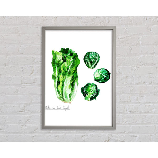 Bright Star Cabbage - Single Picture Frame Art Prints on Canvas ...
