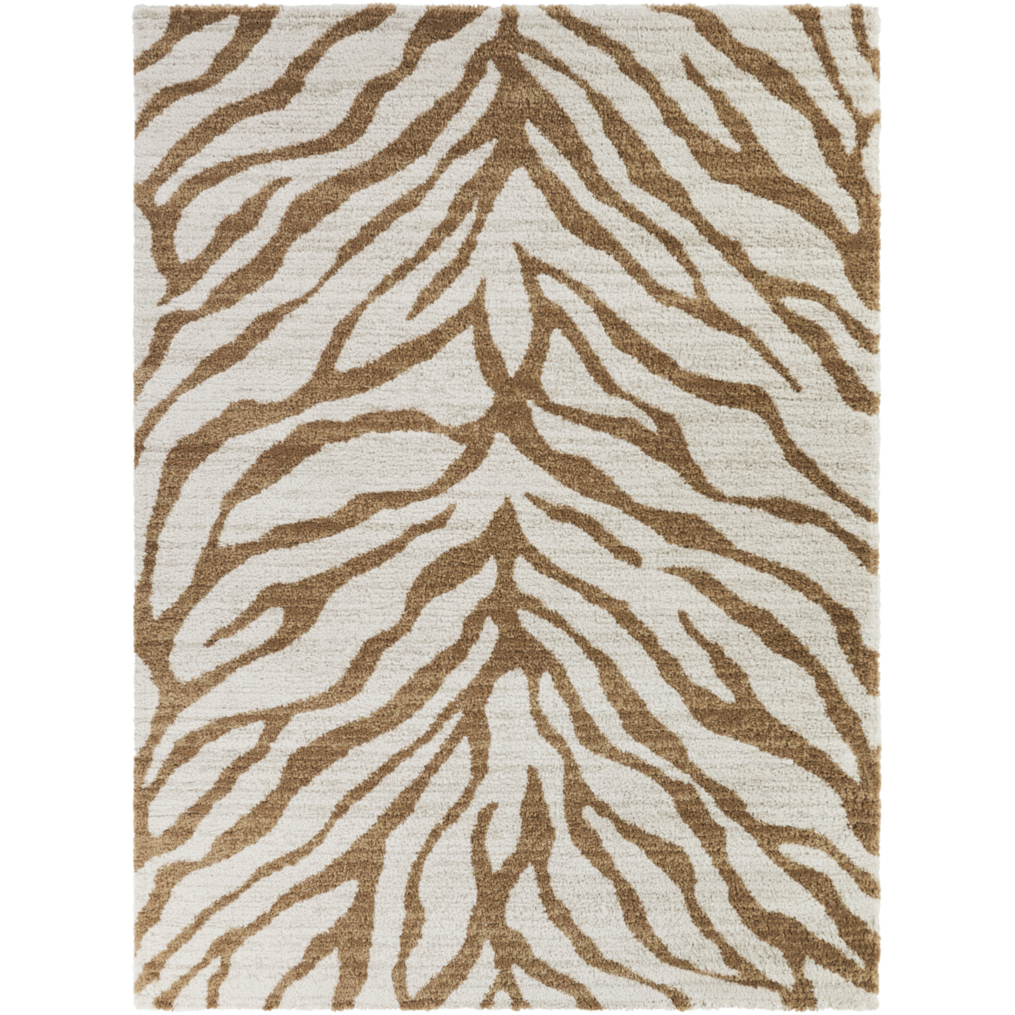 Mercer41 Amoroso Rust Global Glam Animal Print Area Rug | Wayfair