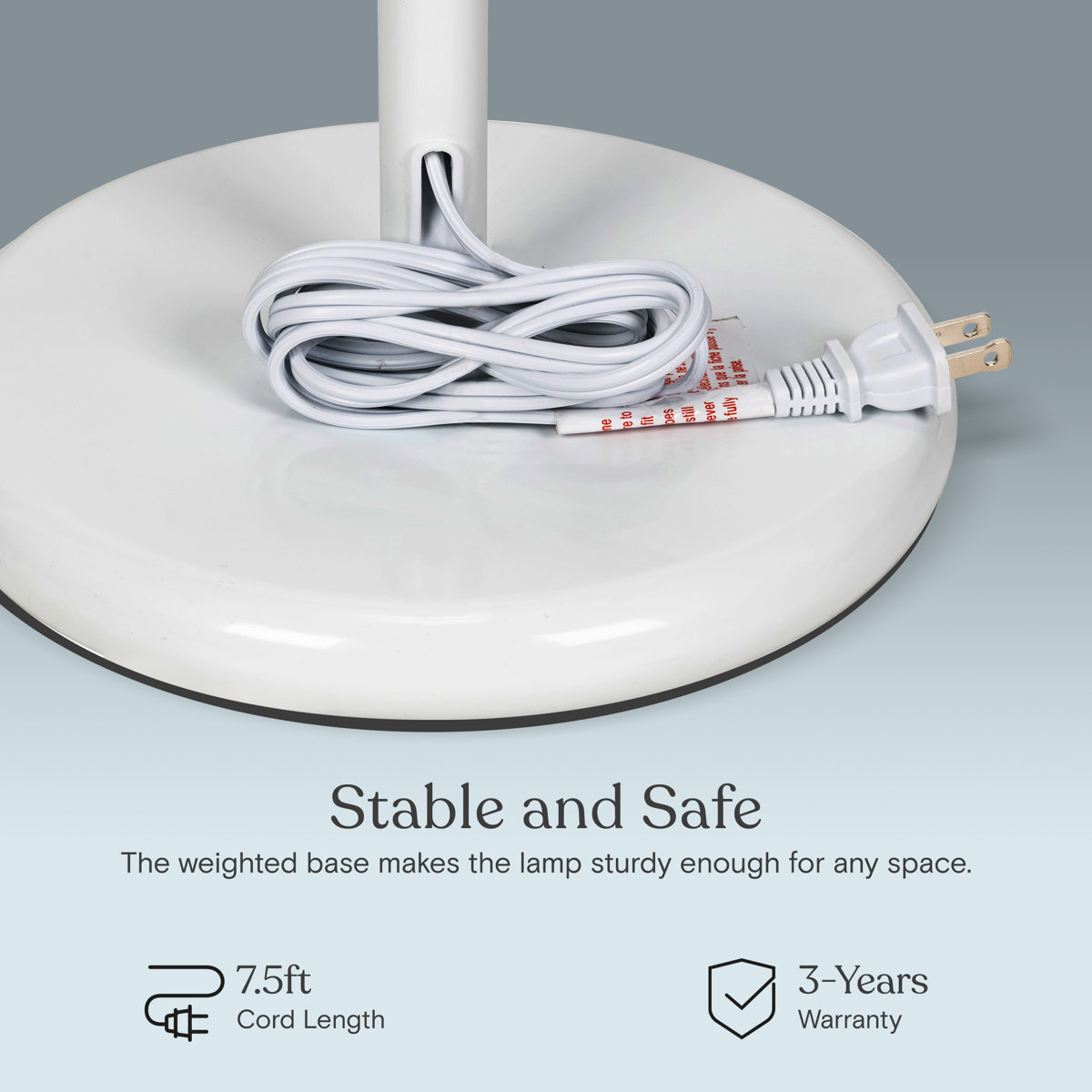 Brightech Dome Double 72 in. Industrial 3-Light 3-Way Dimming LED Floor ...