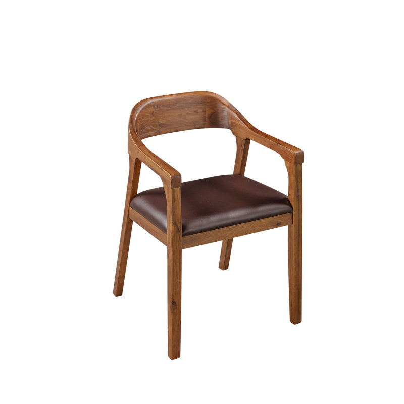 Wade Logan® Anastassiya Solid Back Arm Chair & Reviews | Wayfair