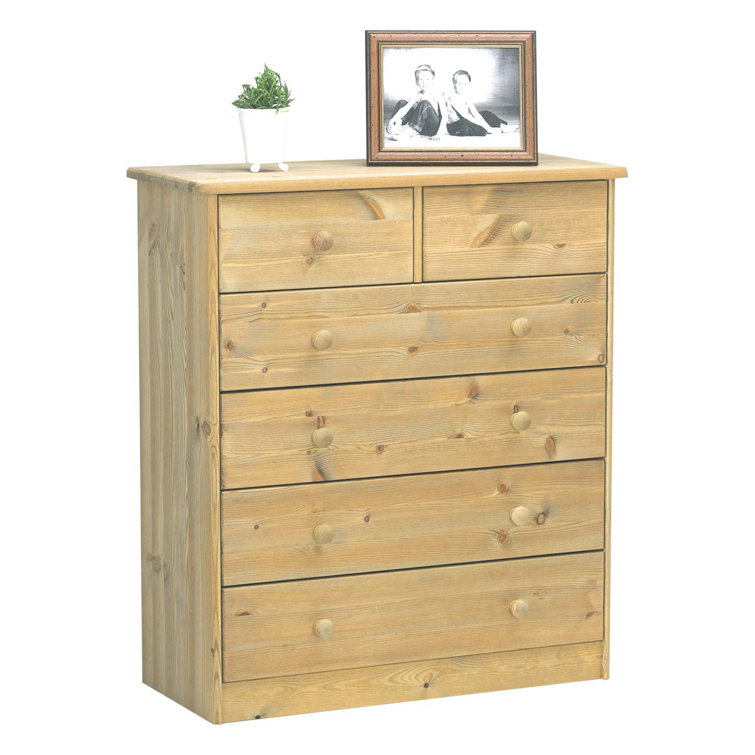 Alpen Home Apollonios Solid Wood 6 - Drawer Rectangle Accent Chest ...