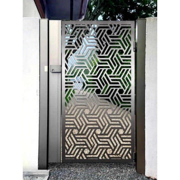 TAIMCO Silver Metal Gate - Wayfair Canada