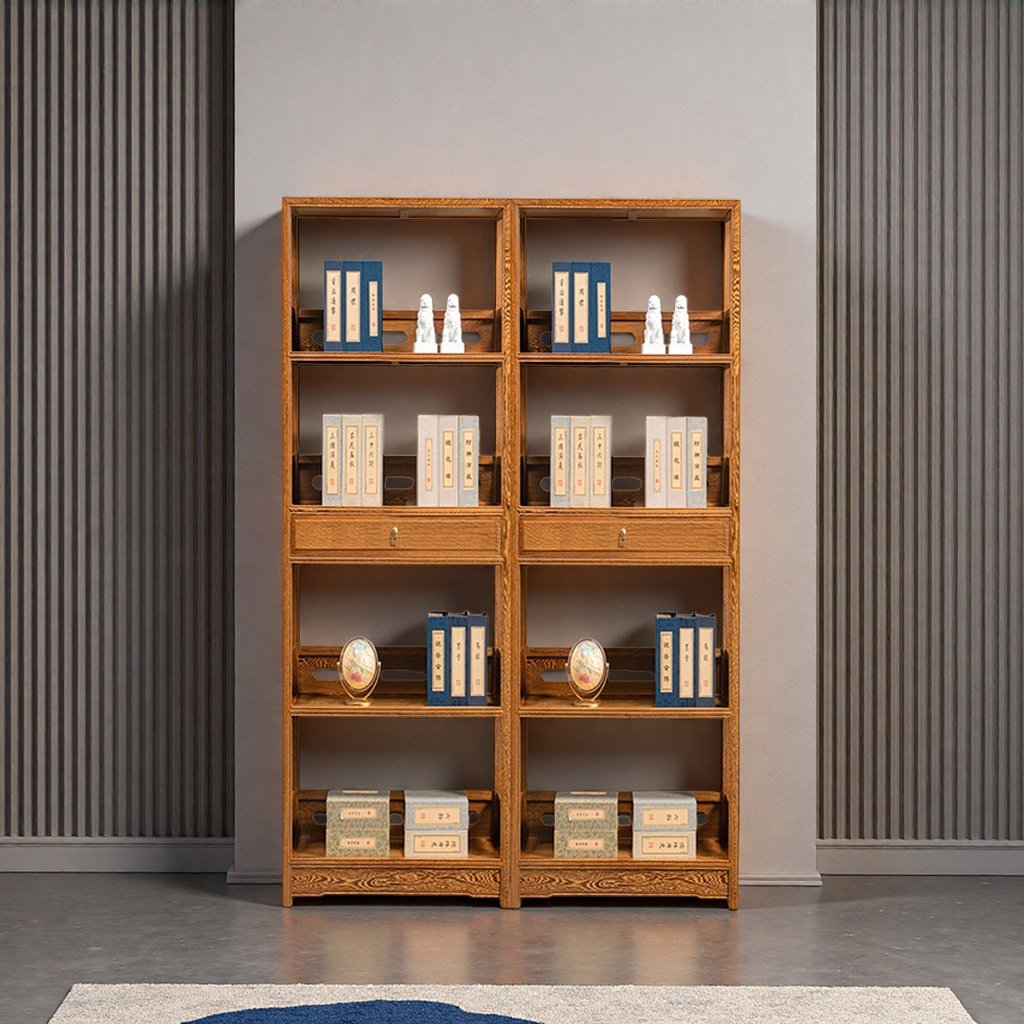 Red Barrel Studio® New Chinese Minimalist Style Bookcase | Wayfair