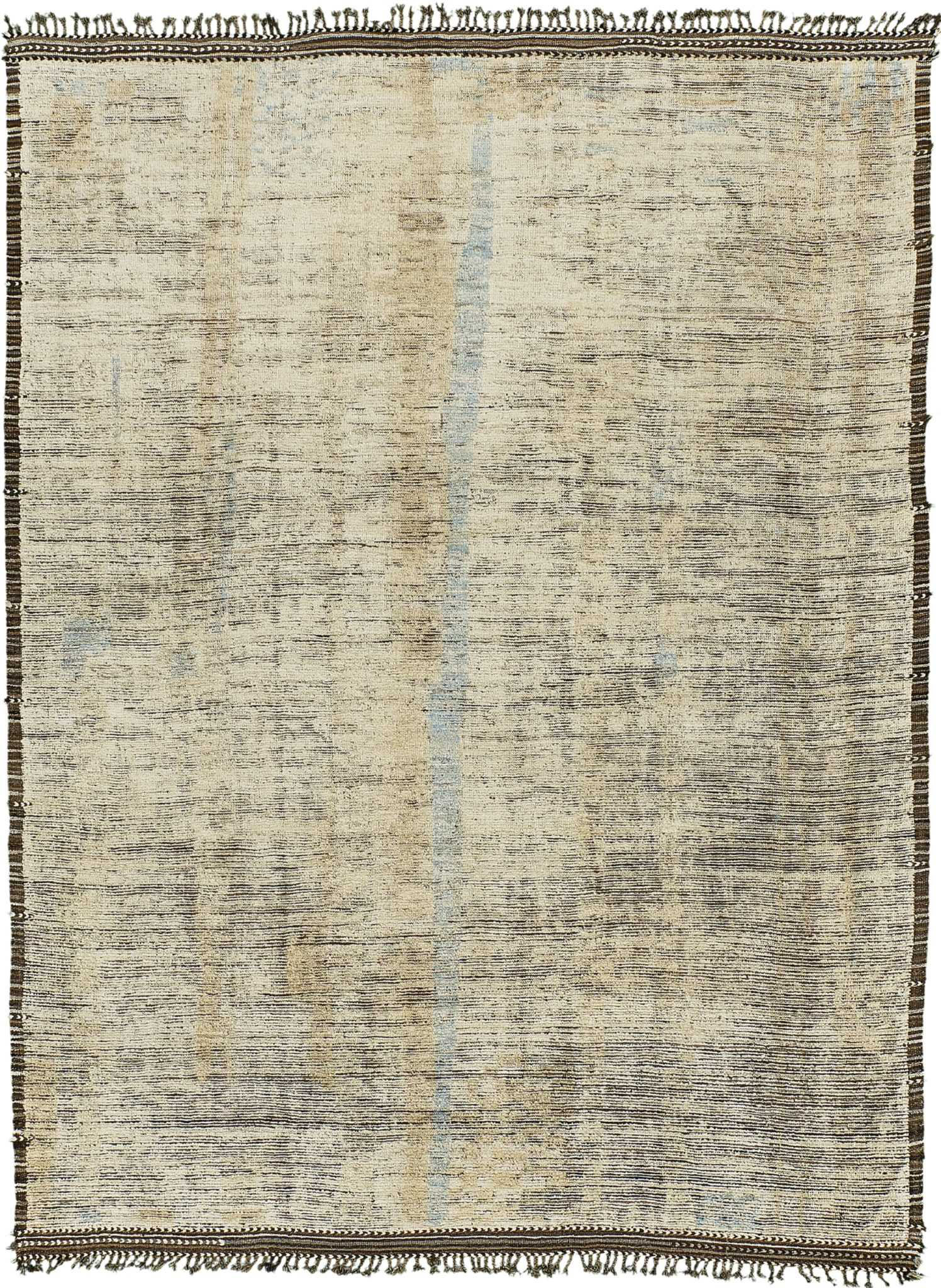 Nazmiyal Collection Earth Tones Decorative Modern Distressed Rug | Perigold