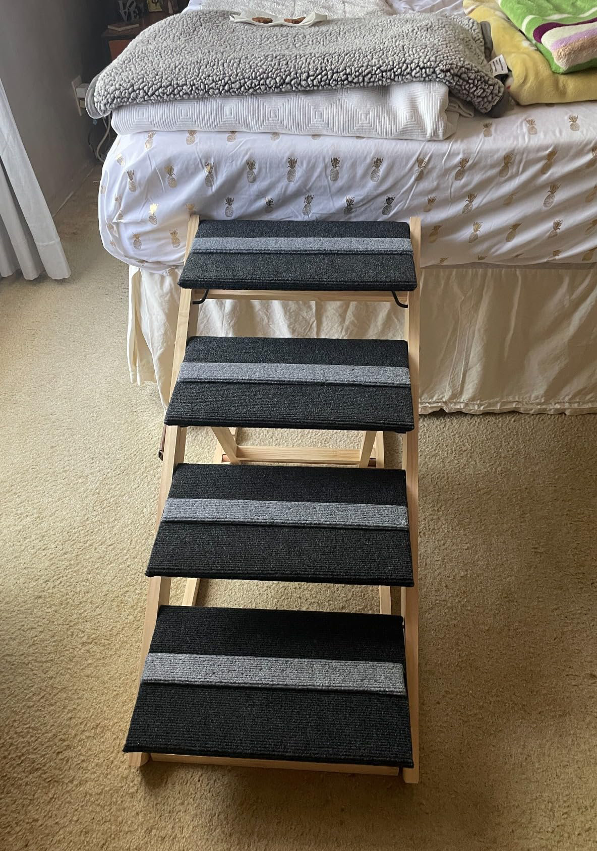 Tucker Murphy Pet™ 2-In-1 Pet Ramp Dog Stair,Folding Pet Stairs ...