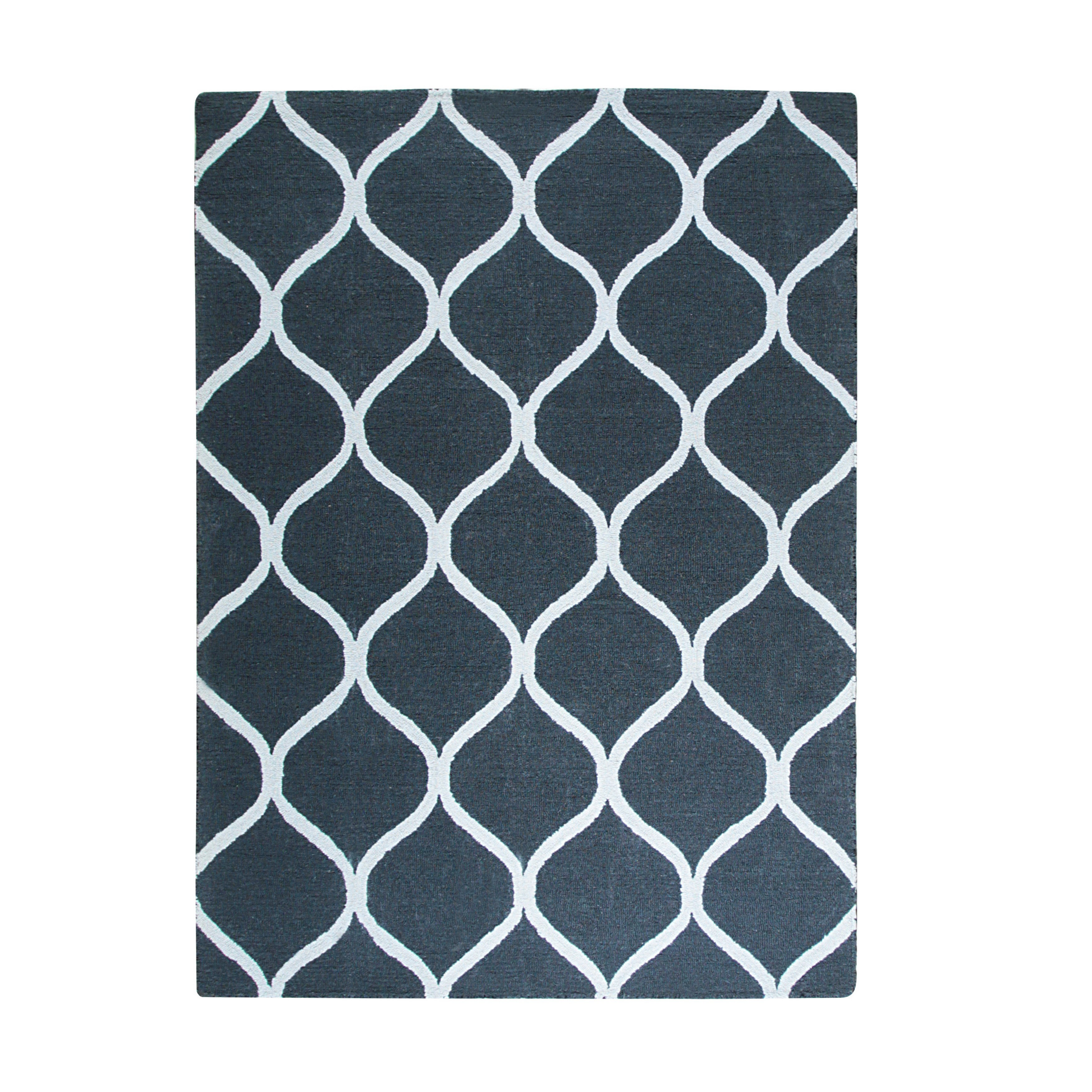 Hokku Designs Stylish and Durable Julie Hand-Tufted Geometric Premium ...