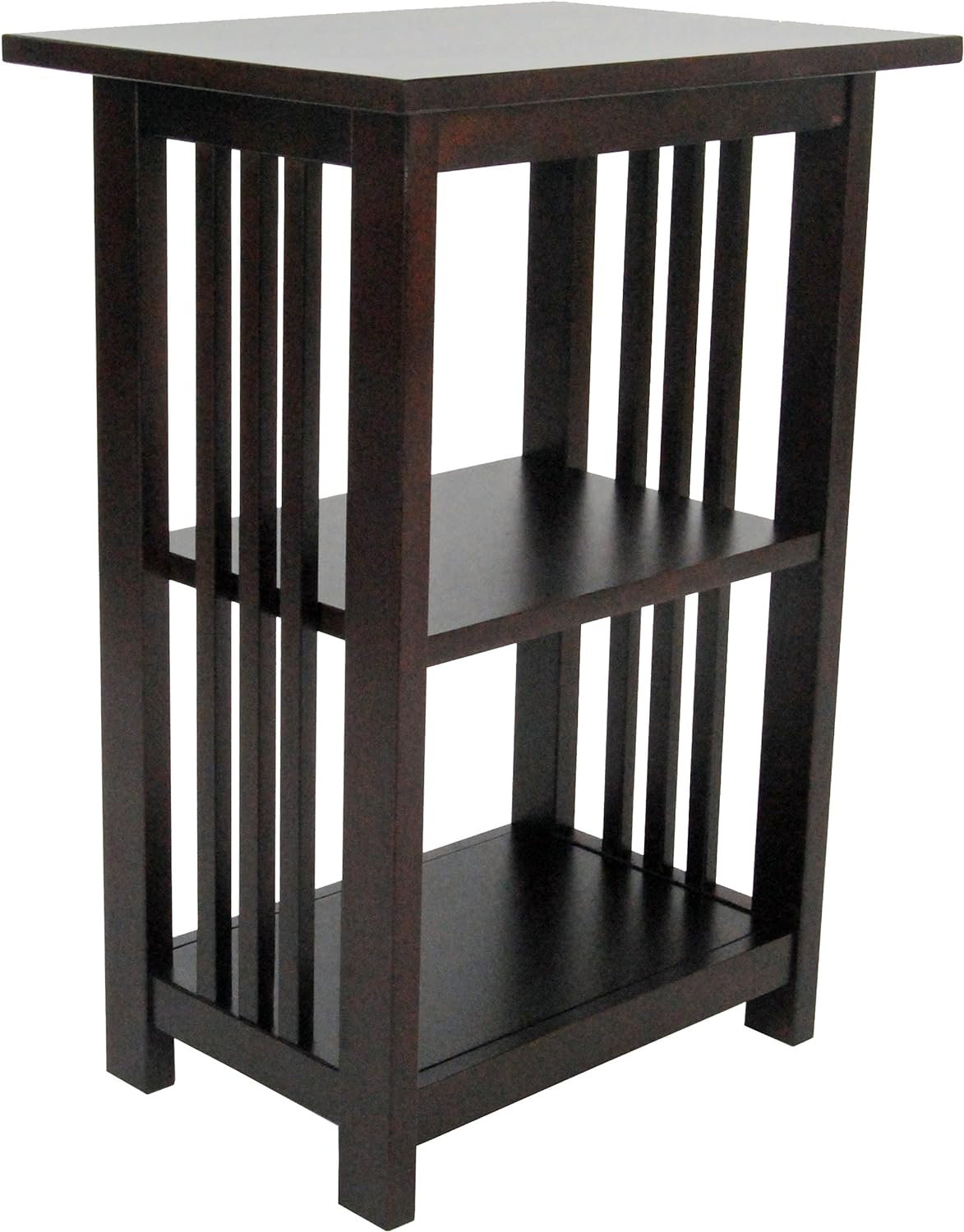 Everly Quinn 2-Shelf End Table With Classic Design And Ample Storage ...