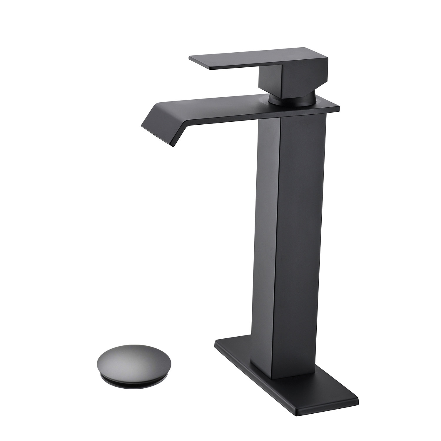 SMARTLET Waterfall Bathroom Faucet,single Handle Bathroom Faucets With ...